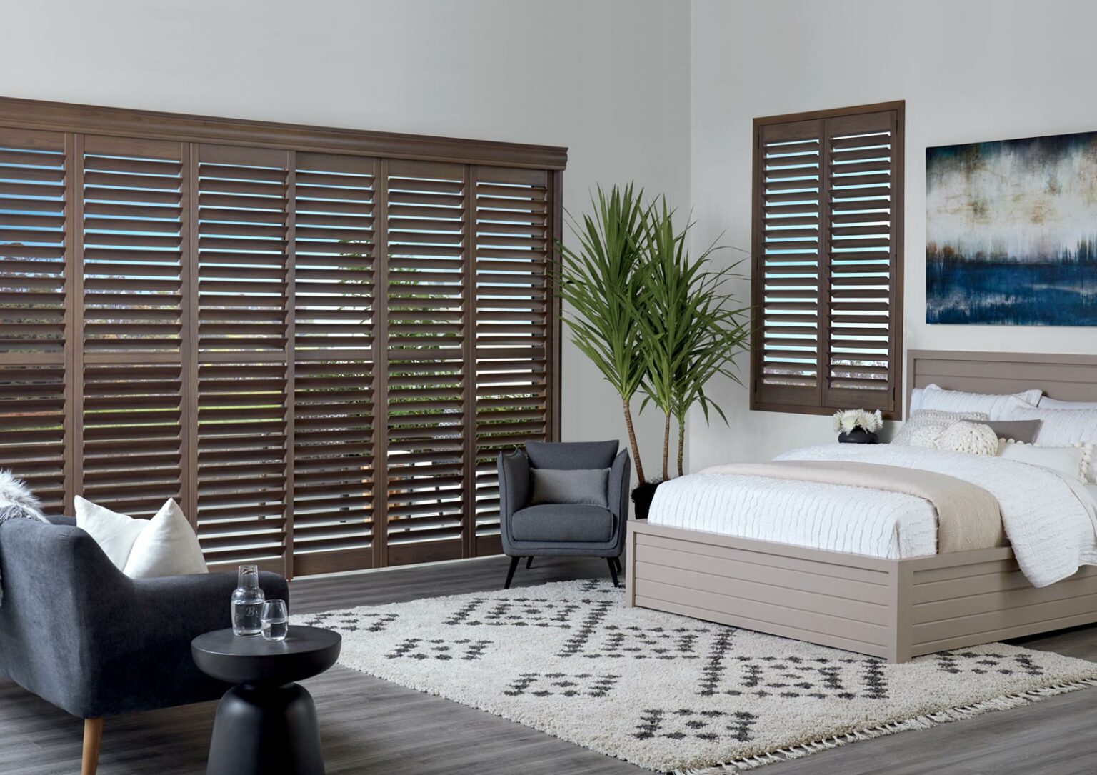 newstyle-hybrid-shutters-hunter-douglas-bedroom-wood-texture-after ...